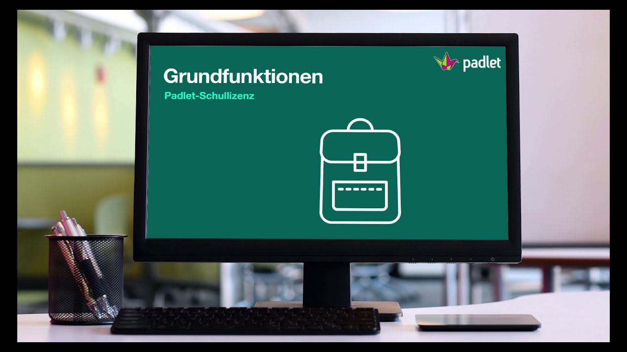 Grundfunktionen der Padlet Schullizenz (Padlet Backpack) - Tutorial